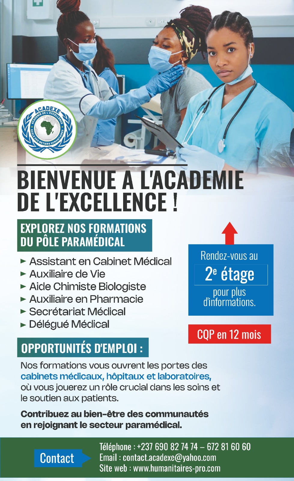 DEVENEZ PROFESSIONNEL DE LA SANTE AVEC NOS FORMATIONS PARAMEDICALES DE ...